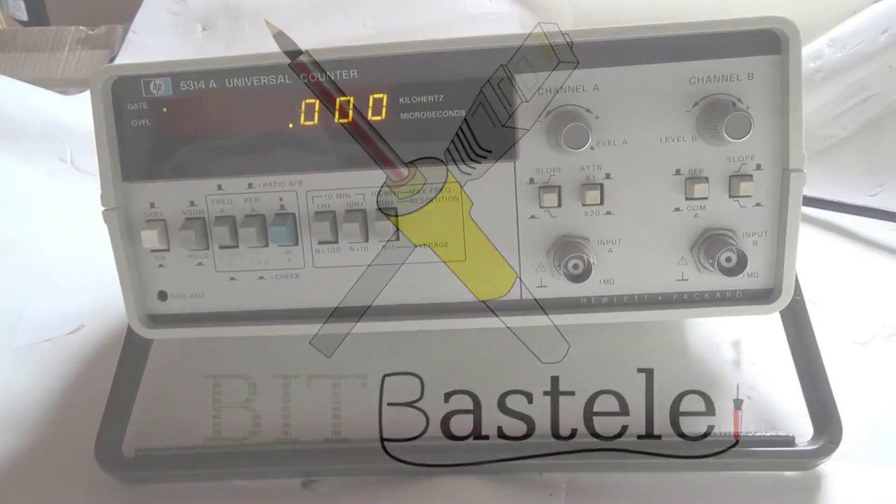 BitBastelei #241 – HP 5314A Univeral Counter | Adlerweb
