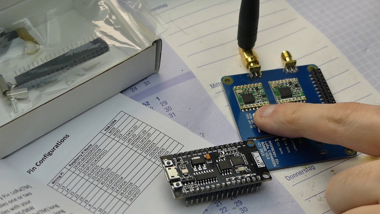 BitBastelei #311 – Lange Funkstrecken mit Arduino, LoRaWAN/RFM95W und ...
