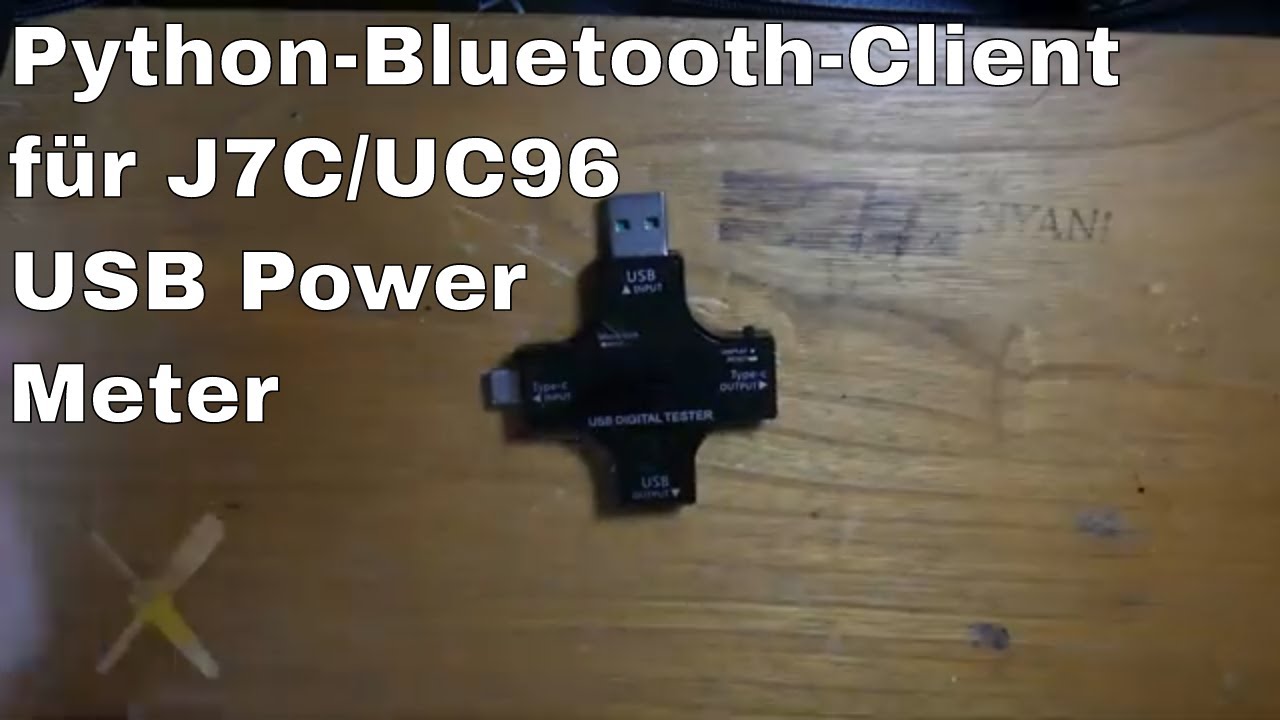 BitBastelei #510 – J7-C / UC96: PC-Software für USB-Tester | Adlerweb